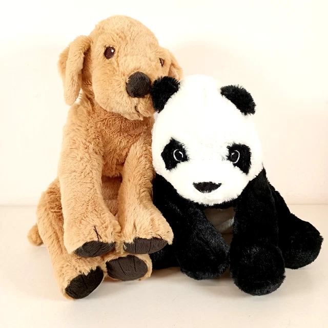 IKEA SOFT TOY Pair - Kramig Panda & Gosig Golden - Soft Plush Teddies £ ...
