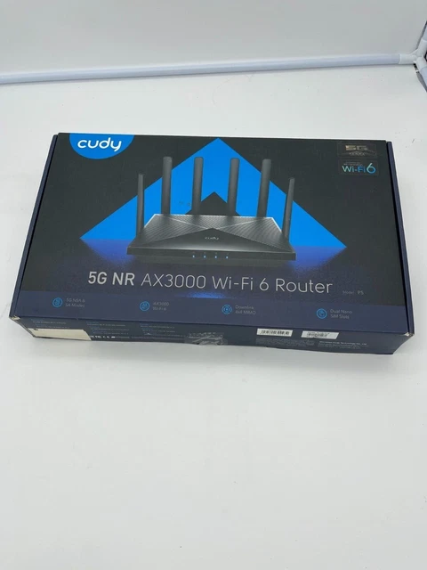 CUDY MODEL P5 5G NR SA NSA AX3000 WiFi 6 Router (NEW OPEN BOX) $299.00 ...