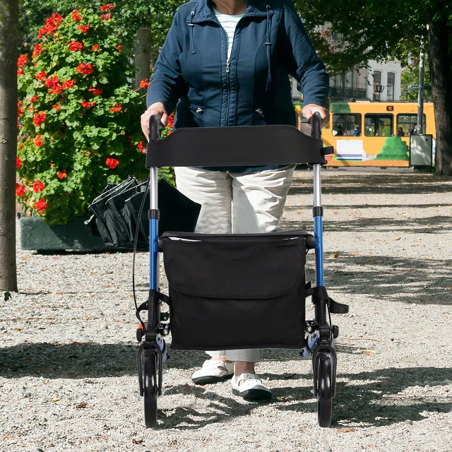 ROLLATOR ROLLATOR ROLLATOR mit Sitz für Senioren 8 Zoll Rad leicht ...