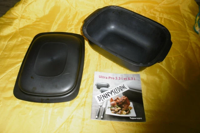 TUPPERWARE Ultra Pro Ultra Plus 5.7 Litres Base + Couvercle + Livret ...