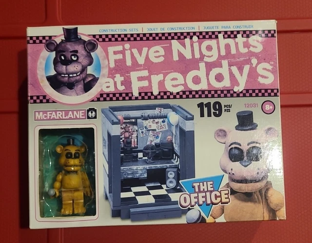 FIVE NIGHTS AT Freddys The Office FNAF McFarlane Toys Construction Set ...