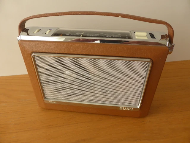 BUSH TR130 MW FM Portable Transistor Radio Vintage Retro Antique ...