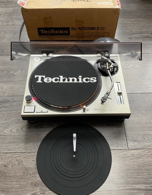 TECHNICS SL-1200 MK2 Turntable w/ Original Lid, Needle & Box £945.00 ...