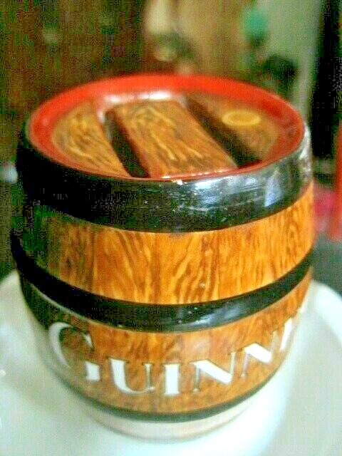 VINTAGE MINTON`S GUINNESS barrel match box holder and ashtray £24.59 ...