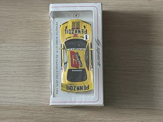 SPARK SJ163 NISSAN Skyline GT-R R34 1999 #1 Pennzoil JGTC GT500 1/43 ...
