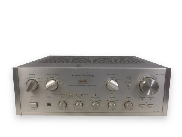 DENON PMA-960 AMPLIFICATORE completo (1985-86) amplificatore 310 Watt 2 ...