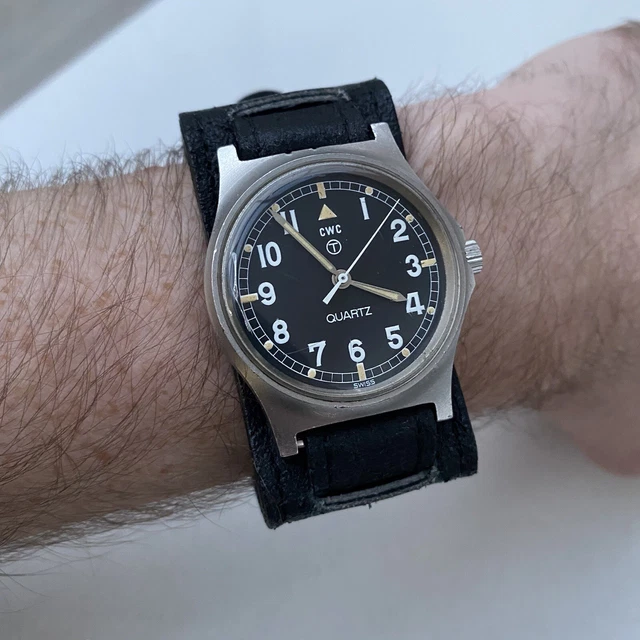 1980 CWC G10 Fatboy British Army Military ssued Swiss Made Black Dial ...