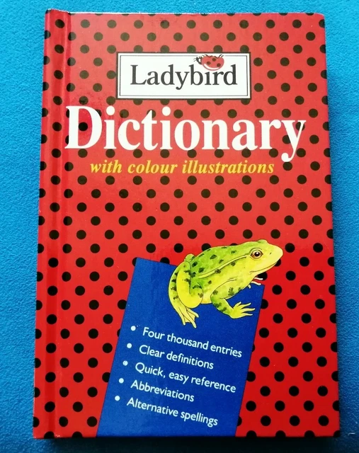LADYBIRD DICTIONARY : with Colour Illustrations ~ 1988 Hardback Book £1 ...