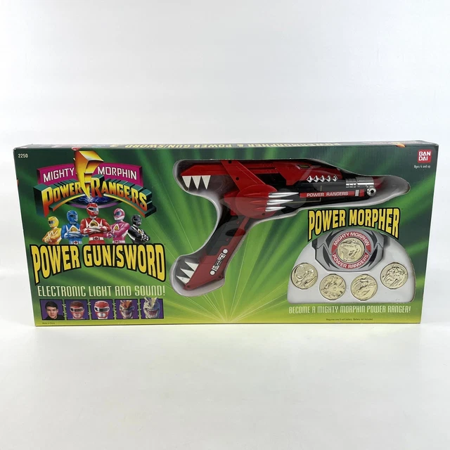 POWER RANGERS POWER Morpher & Gun Sword vintage Bandai NEUF SCELLÉ 1993 ...