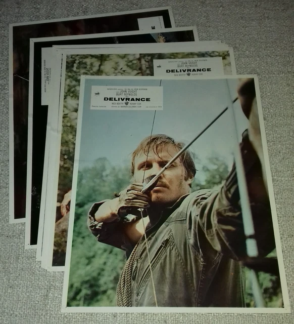 LOT DE 8 photos d'exploitation film Délivrance (originale/vintage/lobby ...