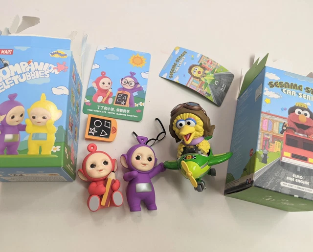 POPMART BUNDLE, SESAME Street, Teletubbies Toy Figures Bundle, Popmart ...