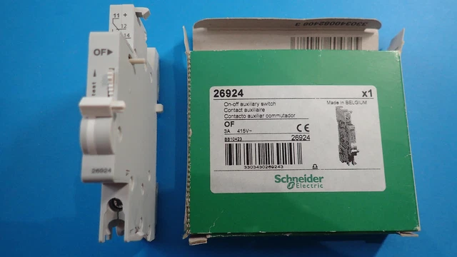 SCHNEIDER 26924 - Contact Auxiliaire OF 3A 415v EUR 15,00 - PicClick FR