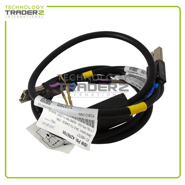 42R6788 IBM 1,5M câble SAS-YO H89707 * tiré * EUR 30,58 - PicClick FR