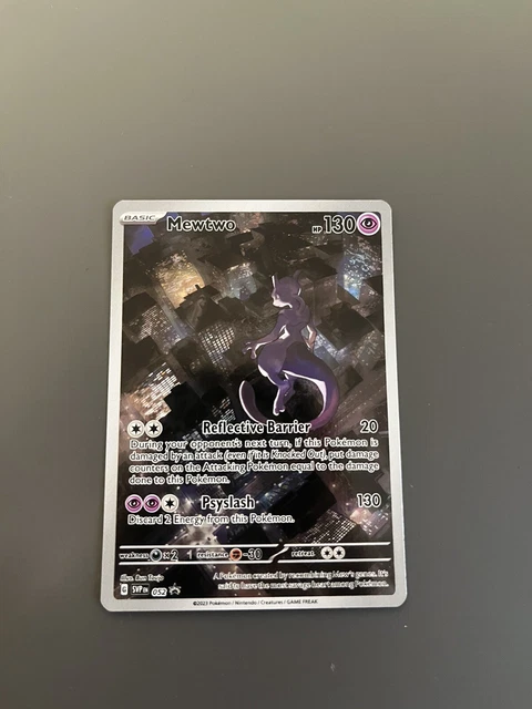 POKÉMON SCARLET & Violet 151 Mewtwo Illustration Rare Promo 52 EUR 1,22 ...