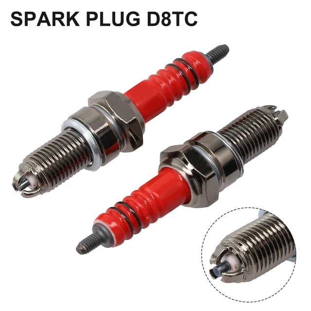 2 PZ CANDELA D8TC per 200cc 250cc CG125 CF250 CH250 ATV GY6 e ...