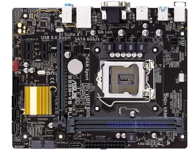 ASUS B85M-V5 LGA 1150 Micro ATX Motherboard with Intel B85 Chipset and ...