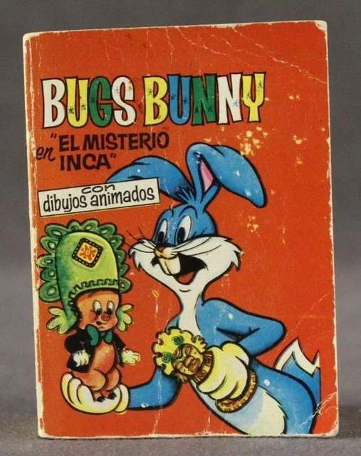 VINTAGE WARNER BROTHERS BUGS BUNNY Looney Tunes Cartoon Mini Book in ...