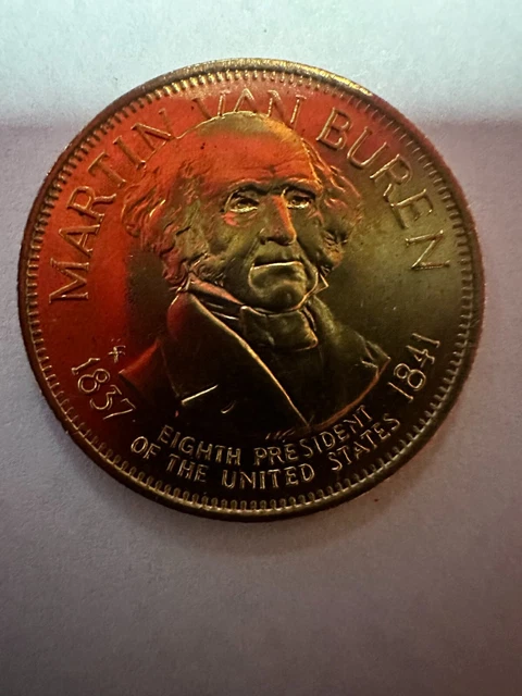 MARTIN VAN BUREN Coin 8th President Hall of Fame $18.44 - PicClick CA