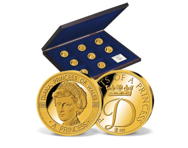 PORTRAITS OF A Princess - Diana Commemorative Solid Gold Coin Full ...