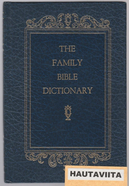 BIBLE DICTIONARY 1958 Family Religion Great Identification Words ...