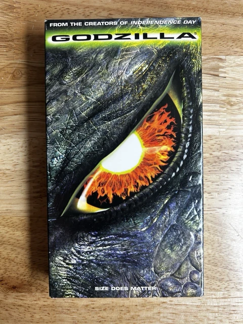 PRE-OWNED GODZILLA (1998) VHS Blockbuster Copy Tested Works £7.27 ...