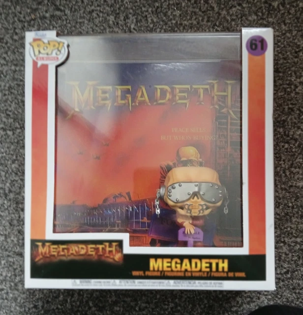 MEGADETH PEACE SELLS, Vic Rattlehead, Funko Pop Rocks, Albums Series £ ...