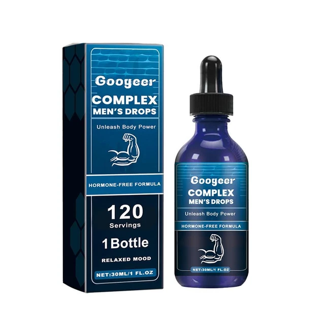 GOOGEER COMPLEX MEN'S Drops Secret Drops for Strong Men, Men’s Drops ...