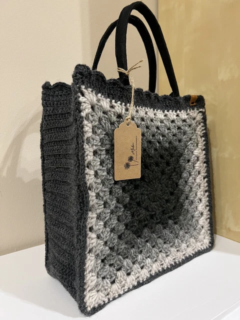 BORSA GRANNY UNCINETTO/ Crochet fatta a mano EUR 60,00 - PicClick FR