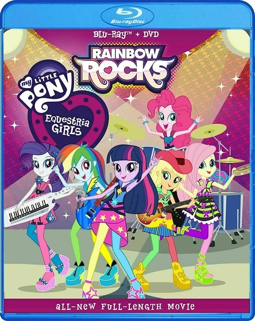 MY LITTLE PONY: Equestria Girls - Rainbow Rocks [Blu-ray - DVD] New! £ ...