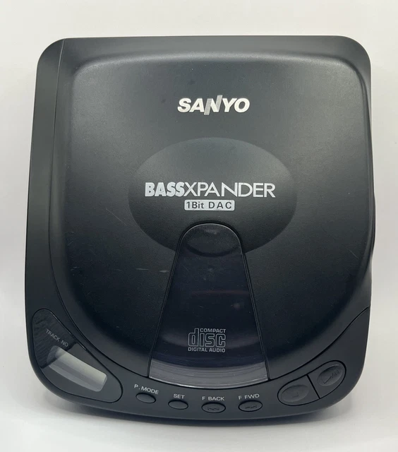 VINTAGE 90'S SANYO Compact Disc Portable CD Player BassXPander CDP ...