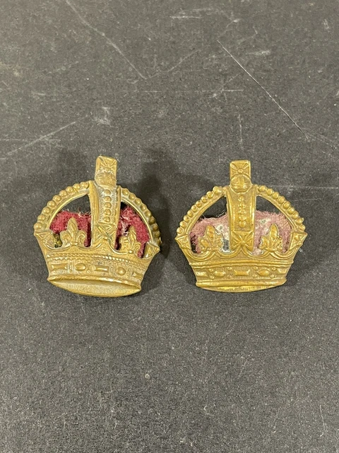 WW1 BRITISH ARMY, Major's (Officer) Tudor Crown Shoulder Badges £10.00 ...