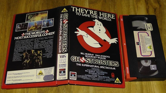 GHOSTBUSTERS VHS VIDEO Big Box Ex Rental Cert RCA £29.99 - PicClick UK