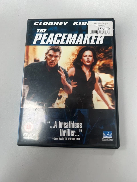 THE PEACEMAKER DVD Rated 15 George Clooney Nicole Kidman Action #RA £2. ...
