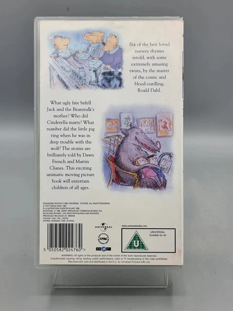 ROALD DAHL'S REVOLTING Rhymes & Dirty Beasts (VHS, 1996) £3.00 ...