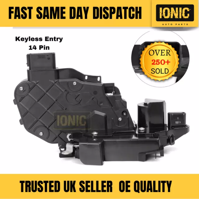 DOOR LOCK MECHANISM Range Rover Evoque Jaguar XF Front Left Keyless ...
