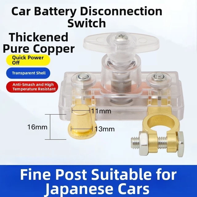 POWER CUT BATTERY Disconnect Leakage Protection Negative Terminal ...