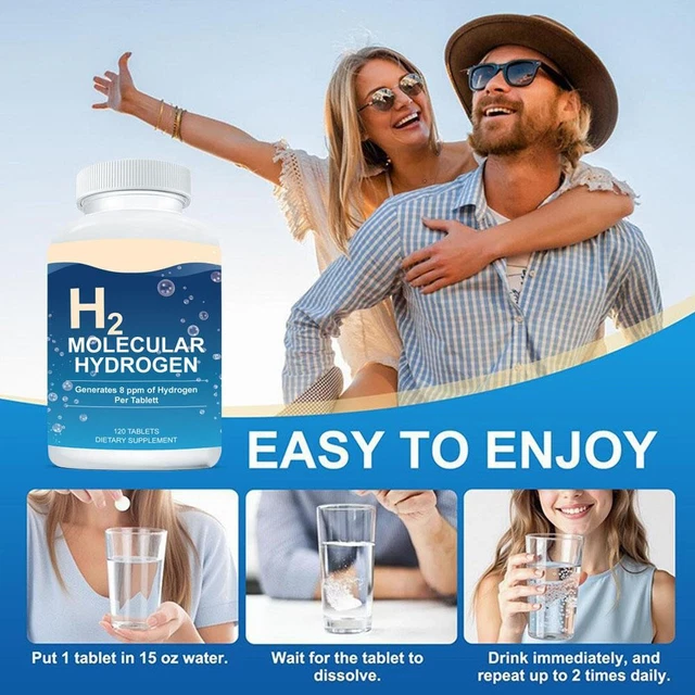 INVIGORATED WATER - Hydrogen Water Tablets with Magnesium 60 Servings ...