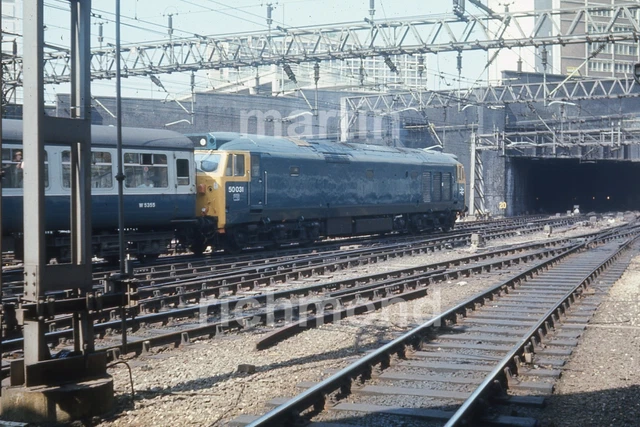 BIRMINGHAM NEW STREET Class 50 50031 2.6.78 35mm Slide RN529 £3.99 ...