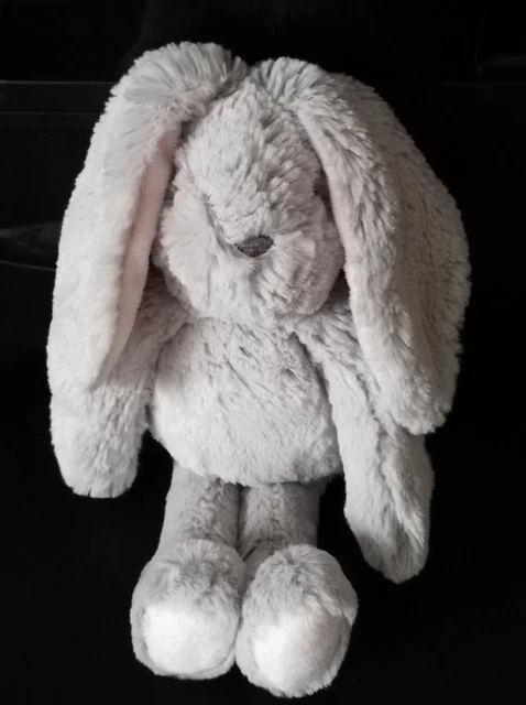 JELLYCAT BASHFUL SILVER Bunny Rabbit Soft Light Grey Plush Toy Comforter - Small £11.99 ...