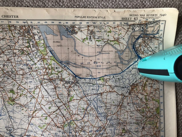 CHESTER SHEET MAP Original 1940's Ordnance Survey Map (Sheet 43) £7.55 ...