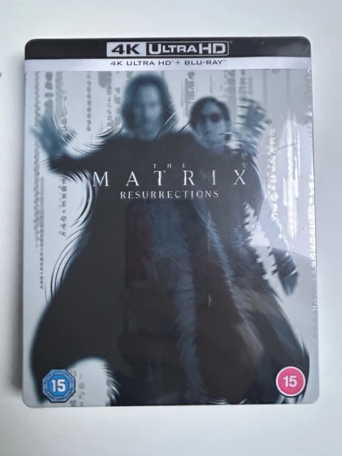 THE MATRIX RESURRECTIONS 4K Ultra HD + Blu Ray Steelbook £8.00 ...
