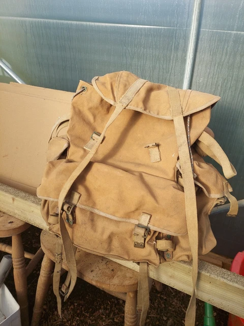 VINTAGE WW2 BRITISH Army Military Commando Rucksack. Read Listing! £48. ...