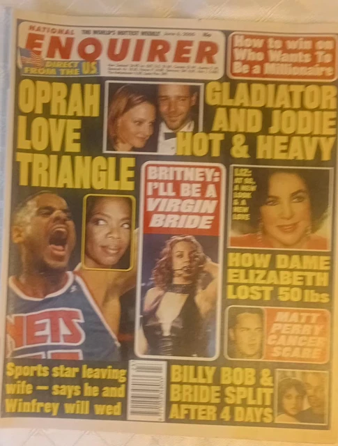 11 US NATIONAL Enquirer 1998 & 2000 P Diddy JFK JR Clintons Diana ...
