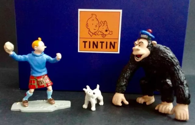 TINTIN ET GORILLE RANKO - Pixi Moulinsart avec boite et certificat EUR ... TINTIN ET GORILLE RANKO - Pixi Moulinsart avec boite et certificat EUR ...