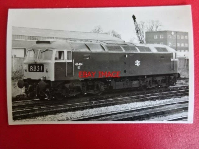 PHOTO DARKROOM - Br Class 47 Loco No 47464 At Westbury £1.85 - PicClick UK