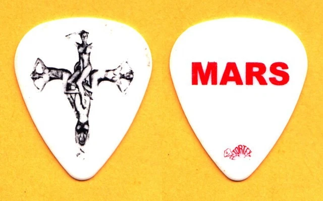 MOTLEY CRUE MICK Mars Signature Sola Croix Guitare Pick - 2008 Crue ...