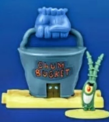 NEW! PLANKTON'S CHUM BUCKET McDonalds SpongeBob Happy Meal Toy 2021 ...