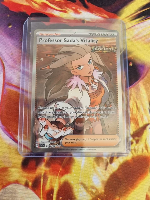 PROFESSOR SADA'S VITALITY 239/182 Paradox Rift Pokemon Card Full Art ...