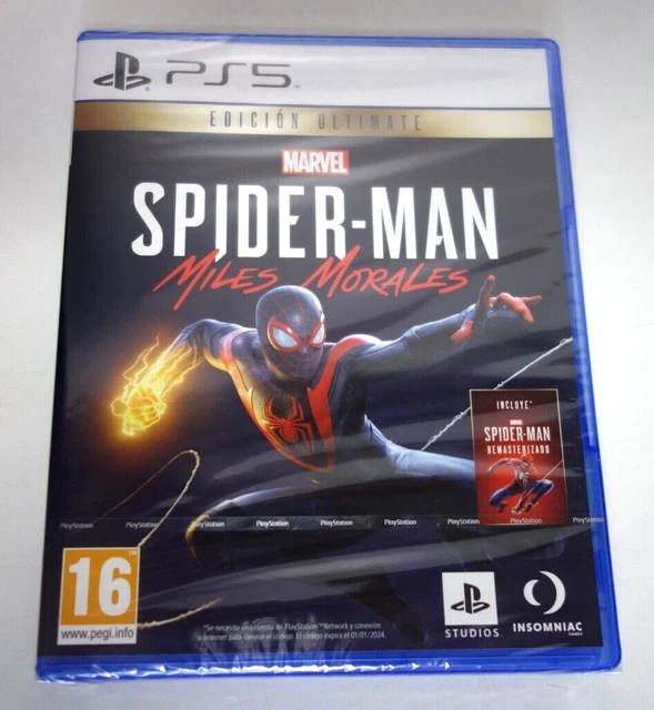 MARVEL'S SPIDER-MAN: MILES Morales PS5 Spanish Ultimate Edition Sealed ...