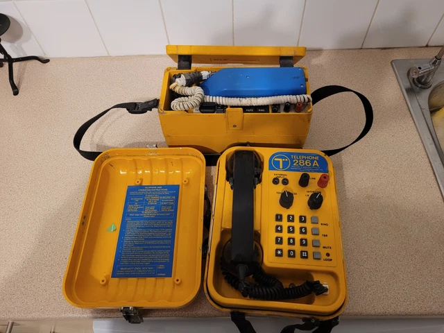 BT BRITISH TELECOM 286A Vintage Engineers Test Telephone & 286B £70.00 ...